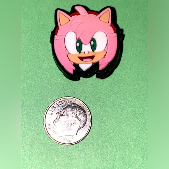 Accessories | 5 For 12 Amy Rose Sonic The Hedgehog Croc Shoe Charms ...
